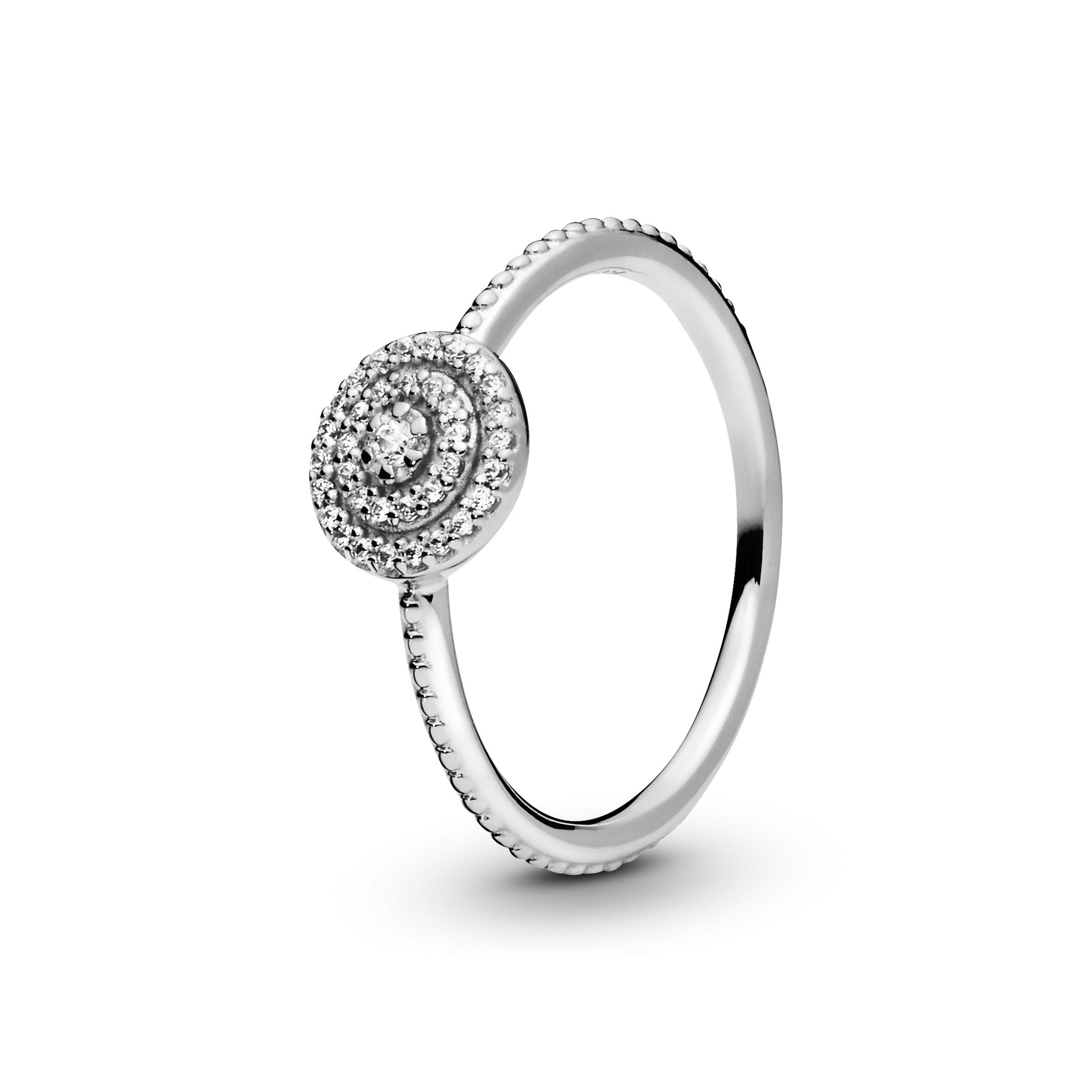 PANDORA Sormus CLEAR CUBIC 190986CZ koko 54 – Kello ja Kulta Jokinen